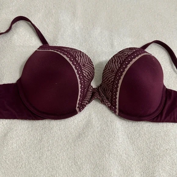 Victoria's Secret | Intimates & Sleepwear | Victorias Secret Maroon ...